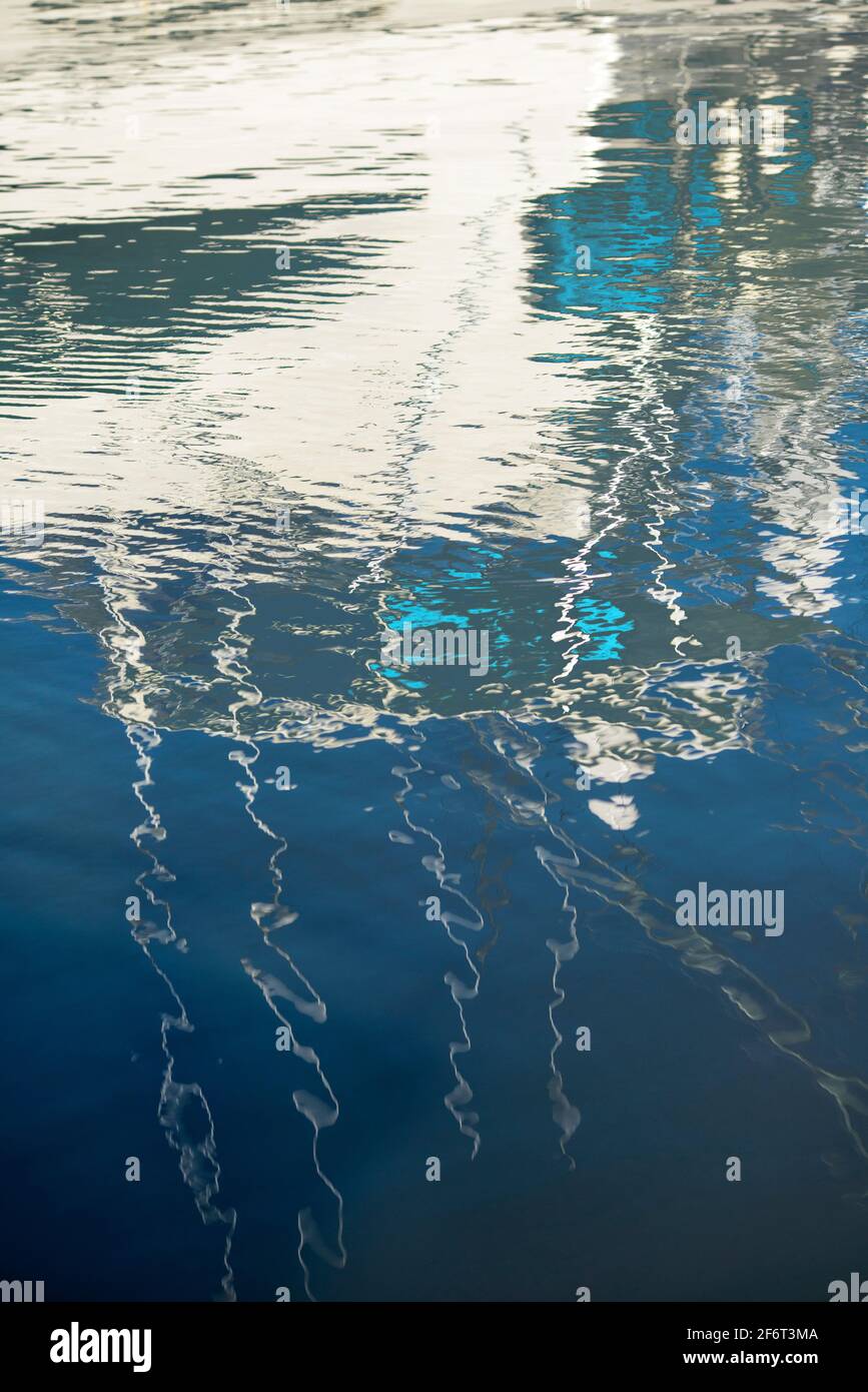 Colorful Abstract Water Reflections Stock Photo - Alamy