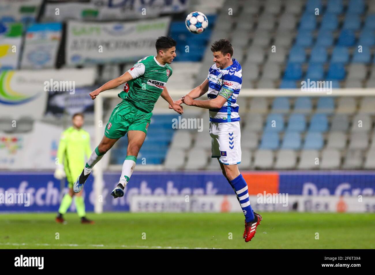 DOETINCHEM, NETHERLANDS - APRIL 2: Naoufal Bannis of FC Dordrecht, Ted ...