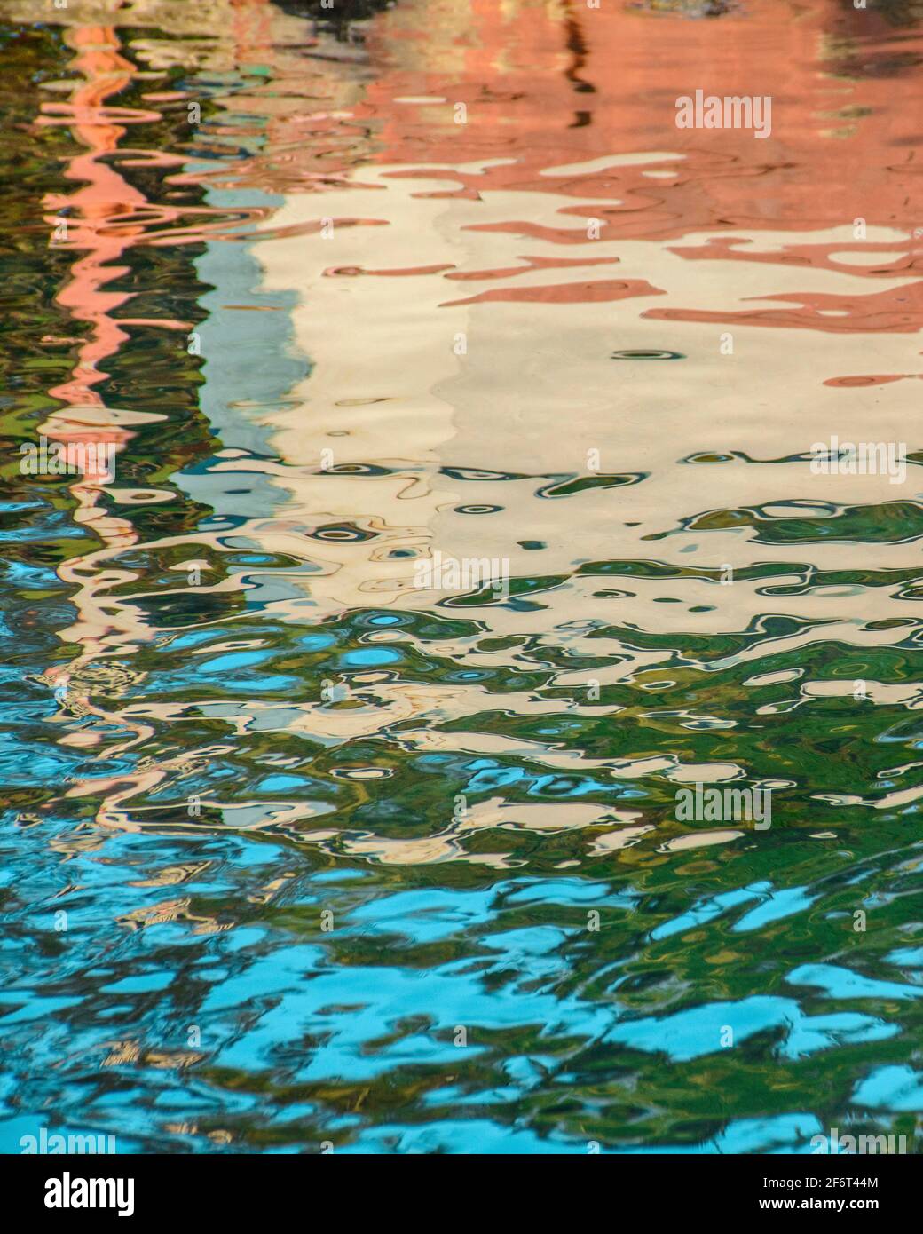 Colorful Abstract Water Reflections Stock Photo - Alamy