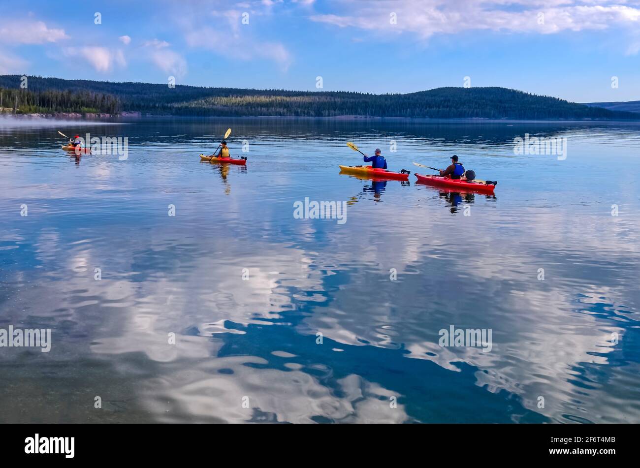 Canoeing at yellowstone hi-res stock photography and images - Alamy