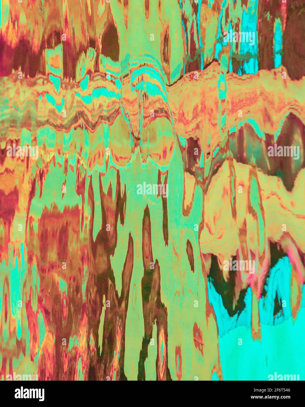 Colorful Abstract Water Reflections Stock Photo - Alamy