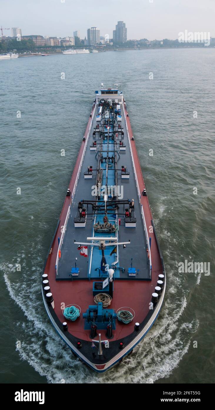 Rhine River Barge. Cologne. Germany Stock Photo - Alamy Rhine River Barge. Cologne. Germany Stock Photo - Alamy
