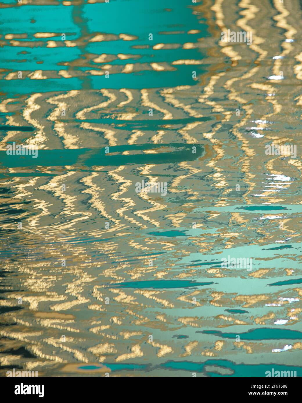 Colorful Abstract Water Reflections Stock Photo - Alamy