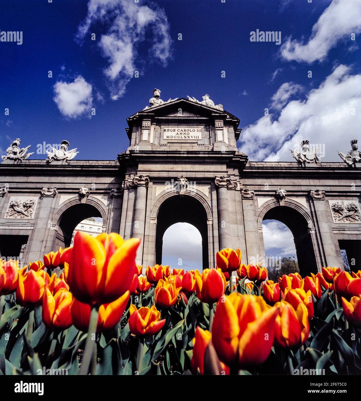Madrid gate of europe hi-res stock photography and images - Alamy