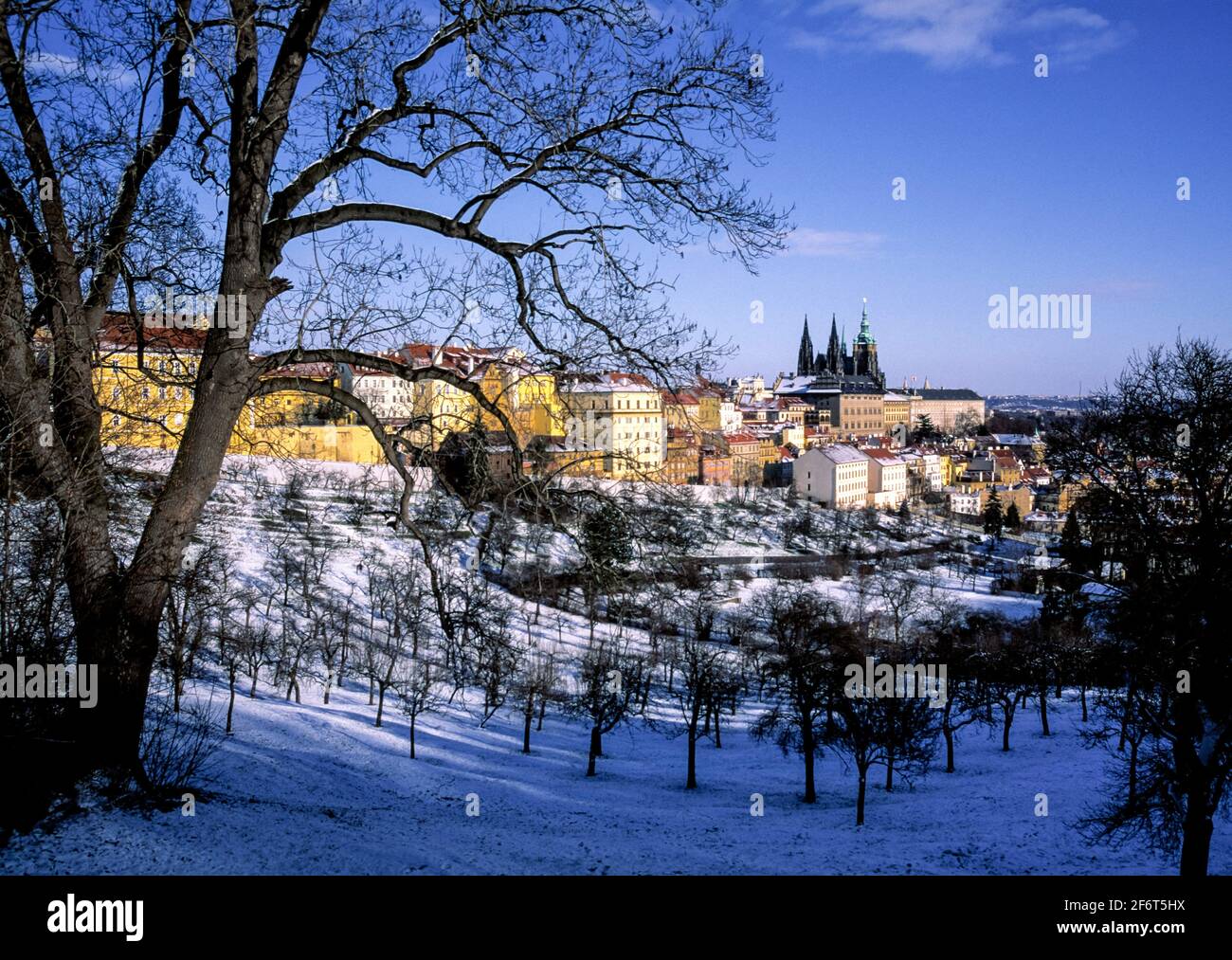Prague in snow hi-res stock photography and images - Alamy