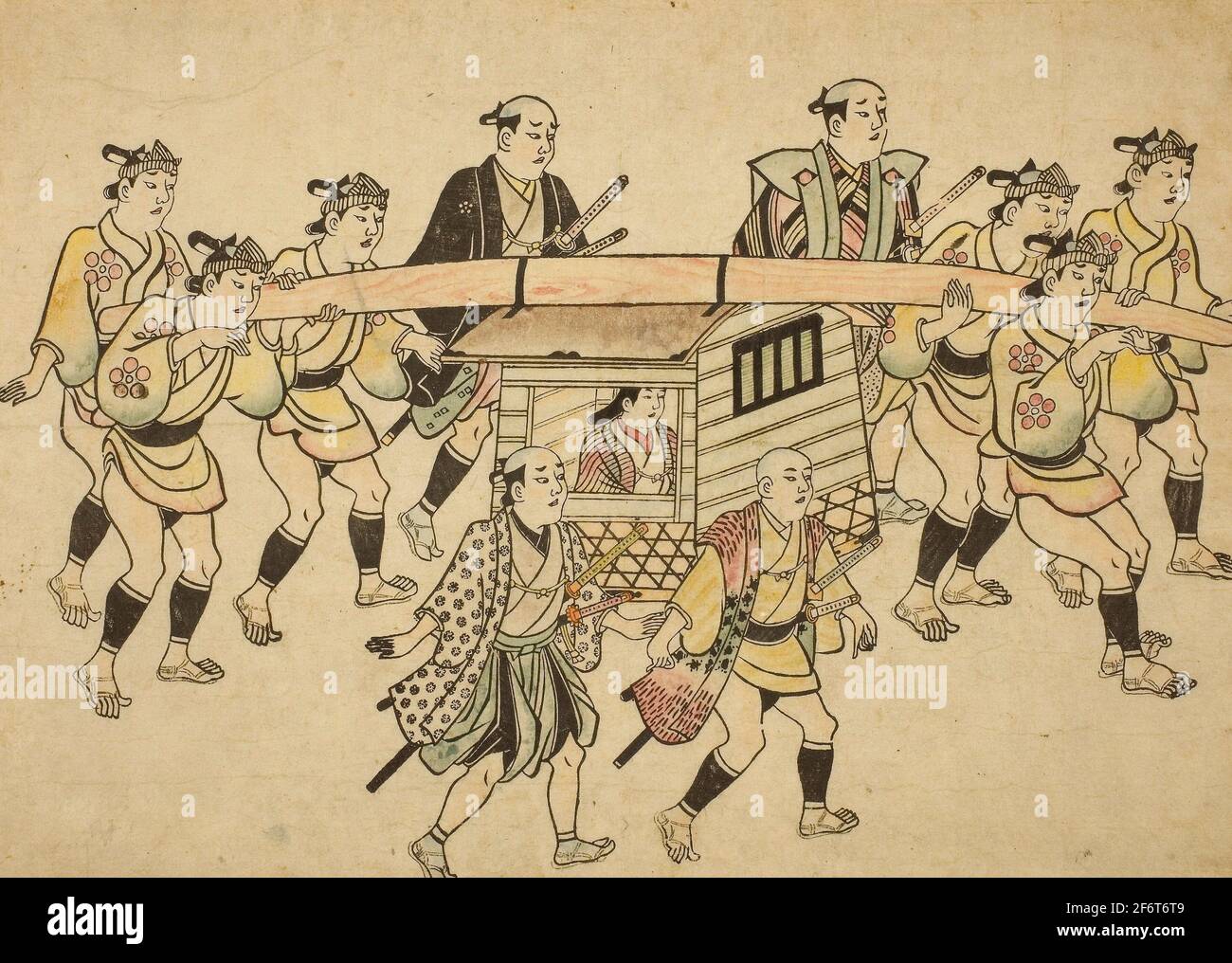 Hishikawa moronobu woodblock hi-res stock photography and images - Alamy