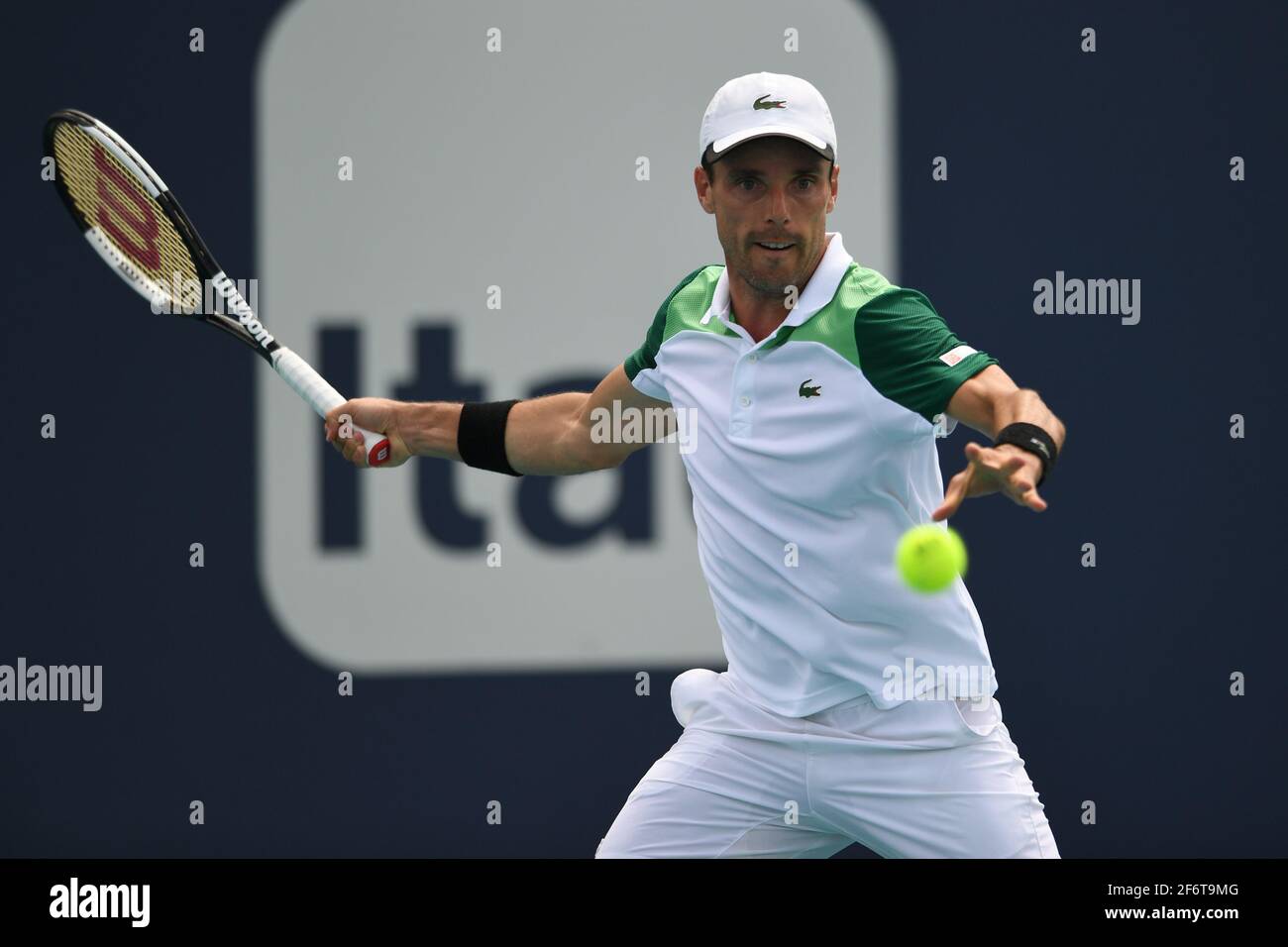 Miami Gardens, FL, USA. 02nd Apr, 2021. Jannik Sinner Vs Roberto ...