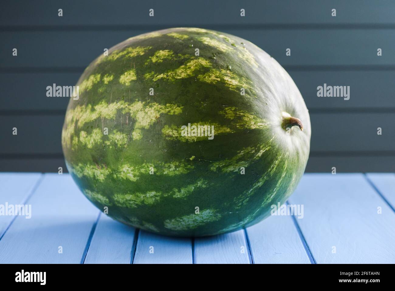 Whole striped watermelon on hi-res stock photography and images - Alamy