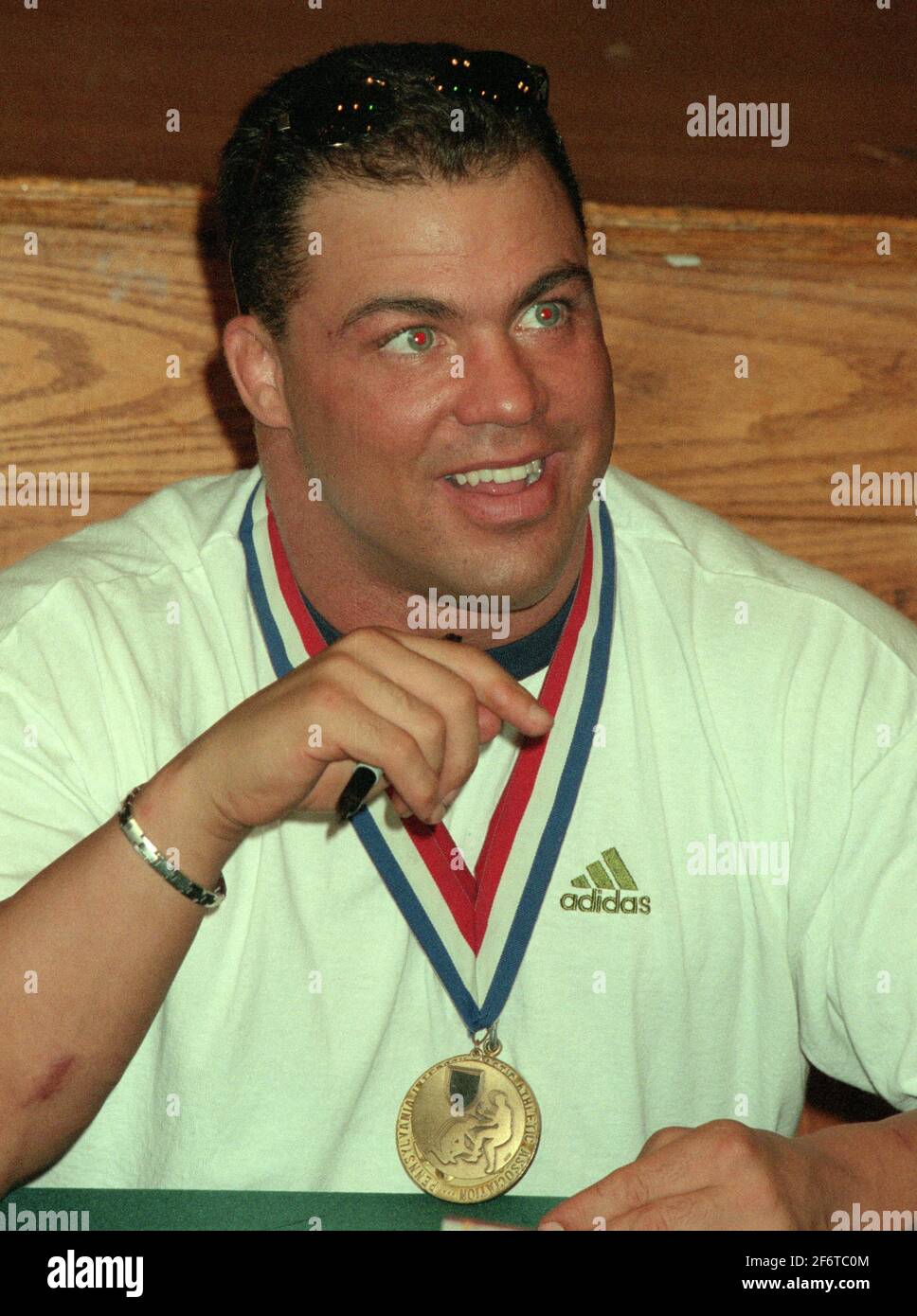 Kurt Angle 1998 Photo By John Barrett/PHOTOlink Stock Photo - Alamy