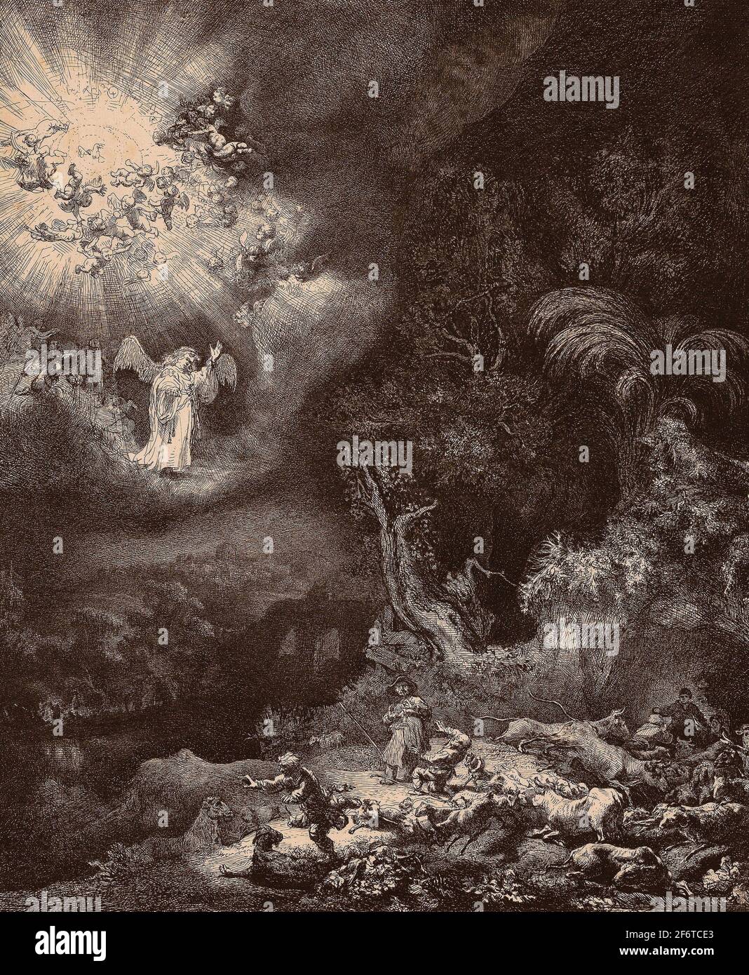 Angel shepherds appearing hi-res stock photography and images - Alamy