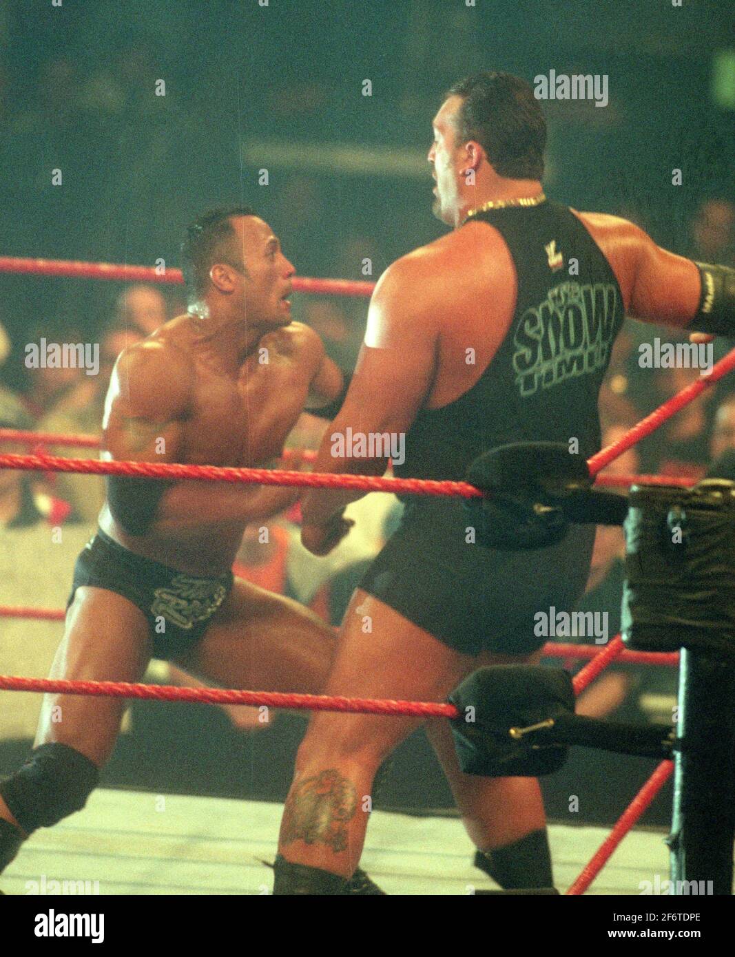 Dwayne The Rock Johnson The Big Show1999 Photo By John Barrett ...
