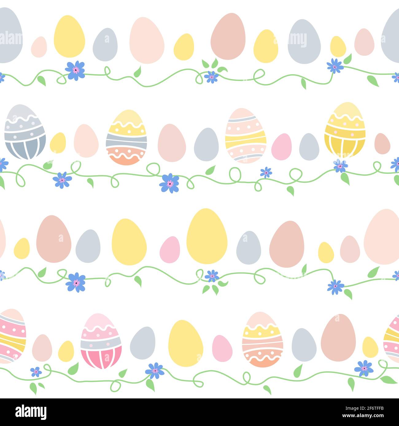 Color easter eggs in the nest Stock Vector Images - Alamy