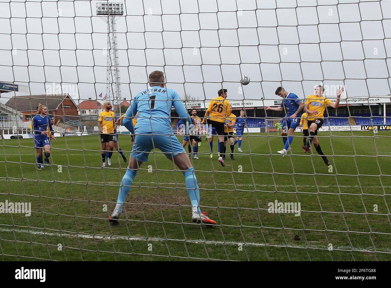 Gavan holohan of hartlepool united heads hi-res stock photography and ...