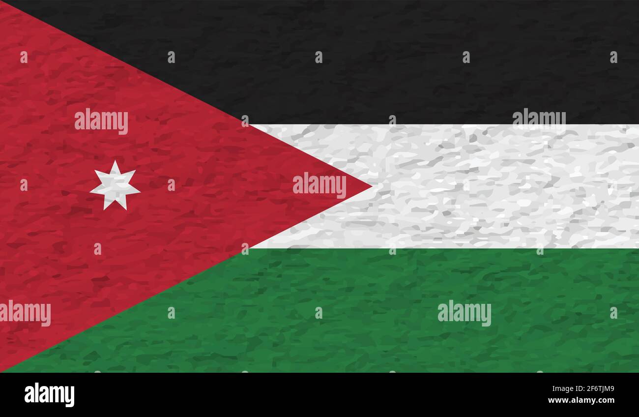 Creative grunge flag of Jordan country with shining background Stock ...