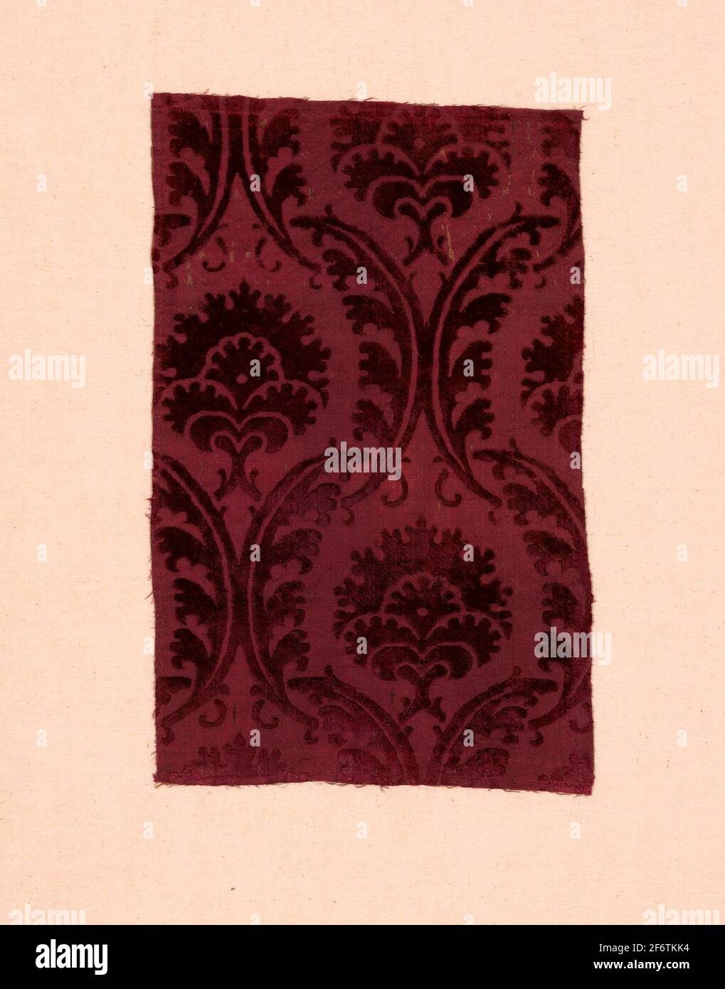 Supplementary pile warps forming cut voided velvet hi-res stock ...