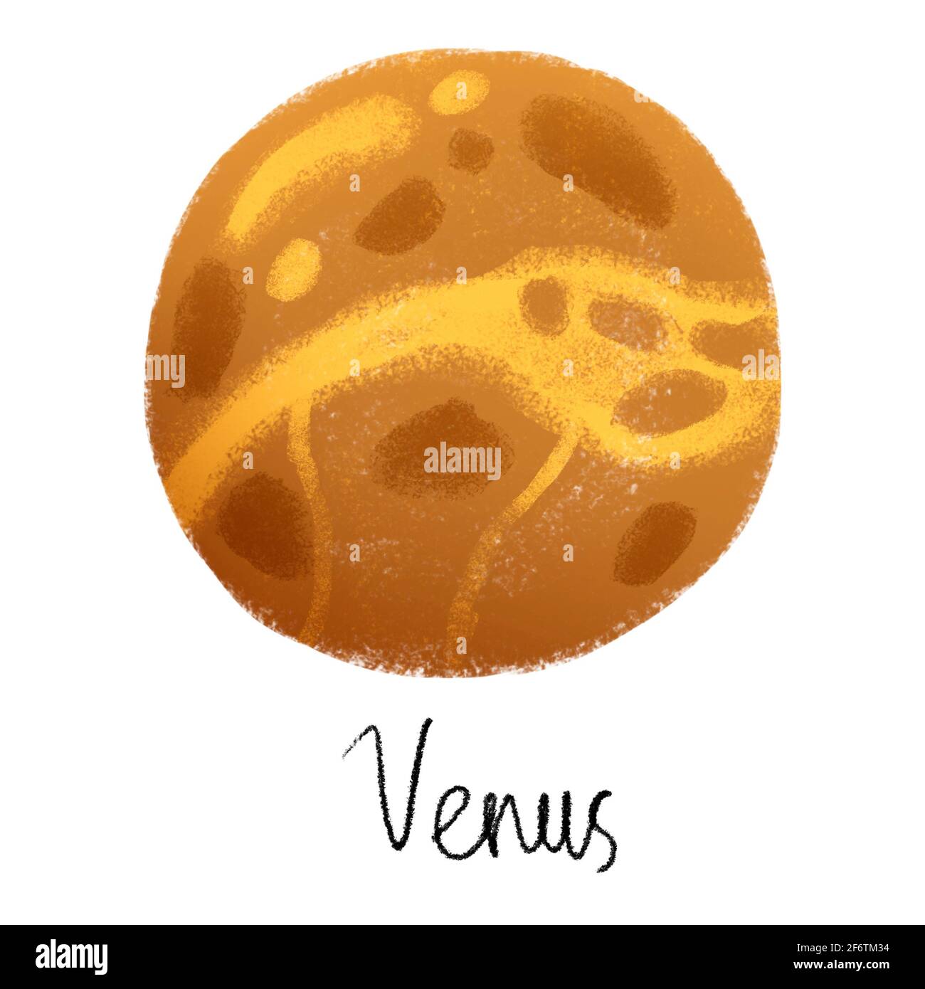 Funny venus planet cartoon illustration hi-res stock photography and ...