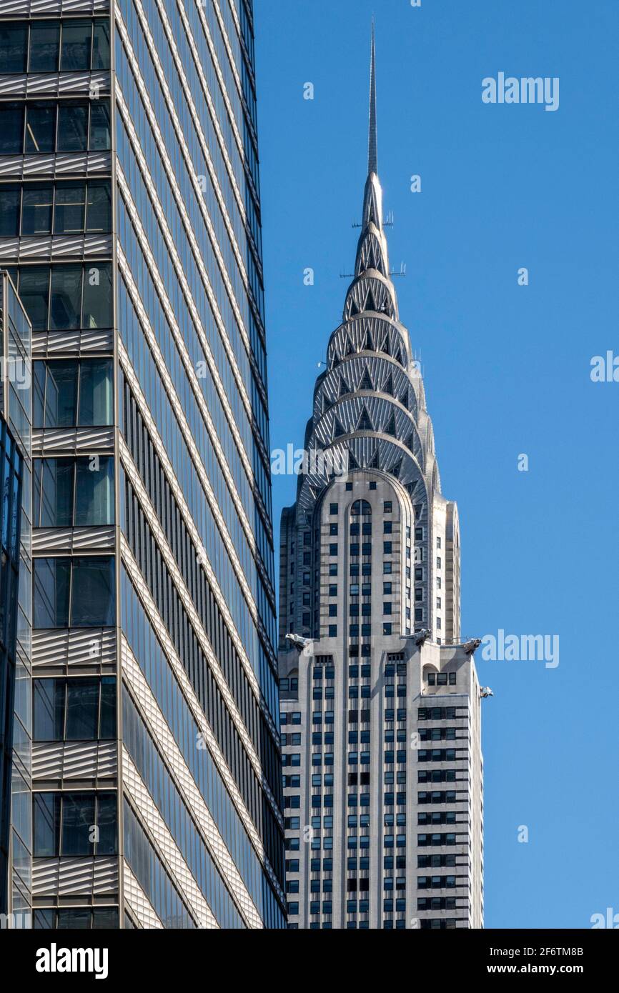 The Chrysler building is overshadowed by the One Vanderbilt supertall ...