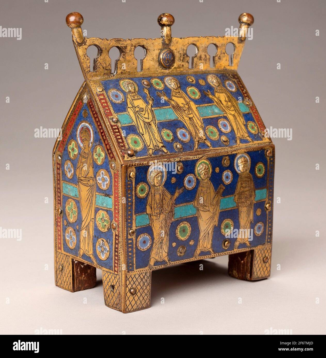Reliquary Casket With Symbols Of The Four Evangelists