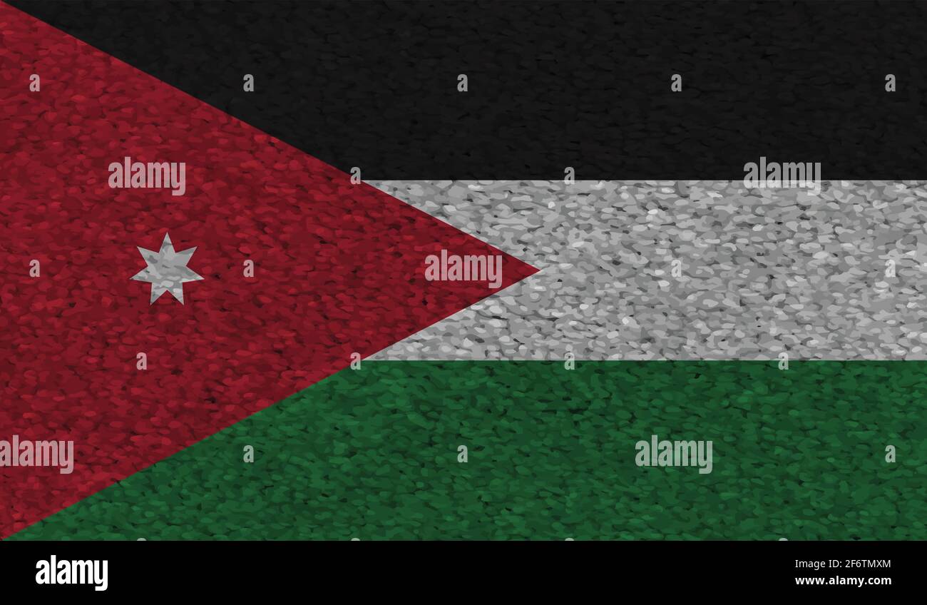 Creative grunge flag of Jordan country with shining background Stock ...