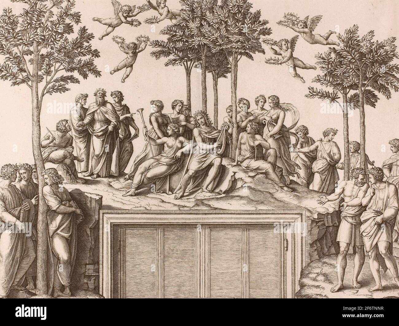 Apollo and the muses on parnassus hi-res stock photography and images ...