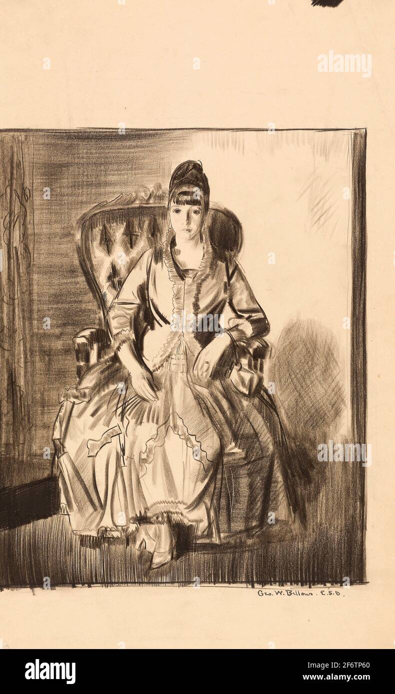 Author: George Wesley Bellows. Emma Bellows - c. 1923 - George Wesley ...