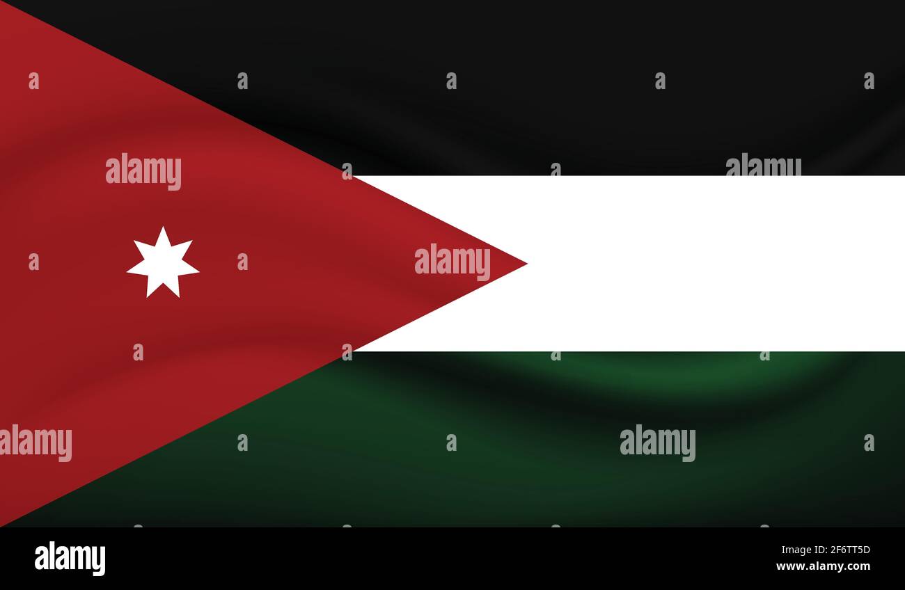 Creative grunge flag of Jordan country with shining background Stock ...