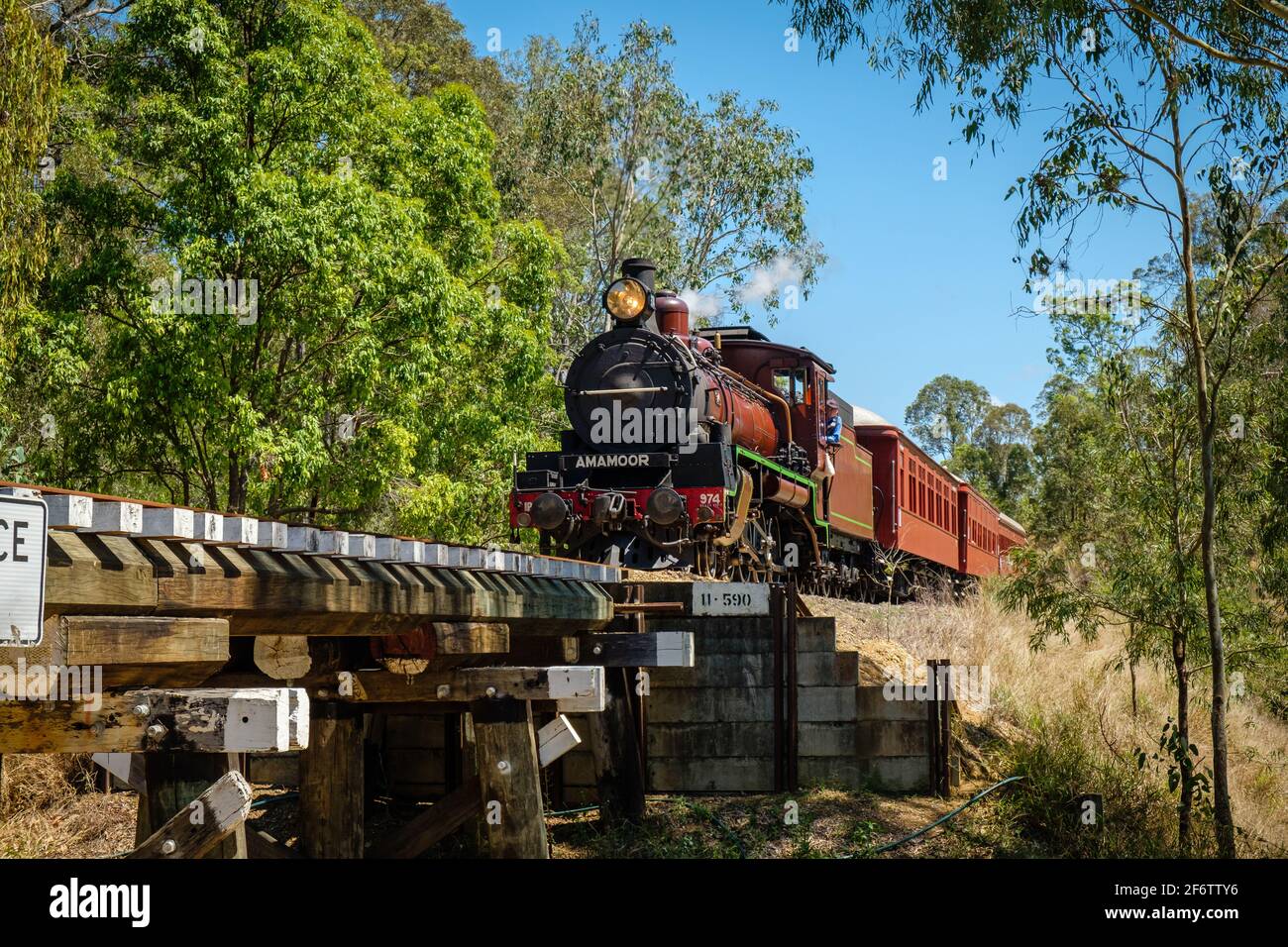The Mary Valley Rattler - Butler Rd Stock Photo - Alamy