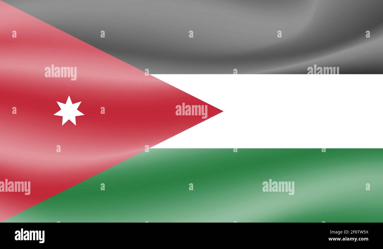 Creative grunge flag of Jordan country with shining background Stock ...