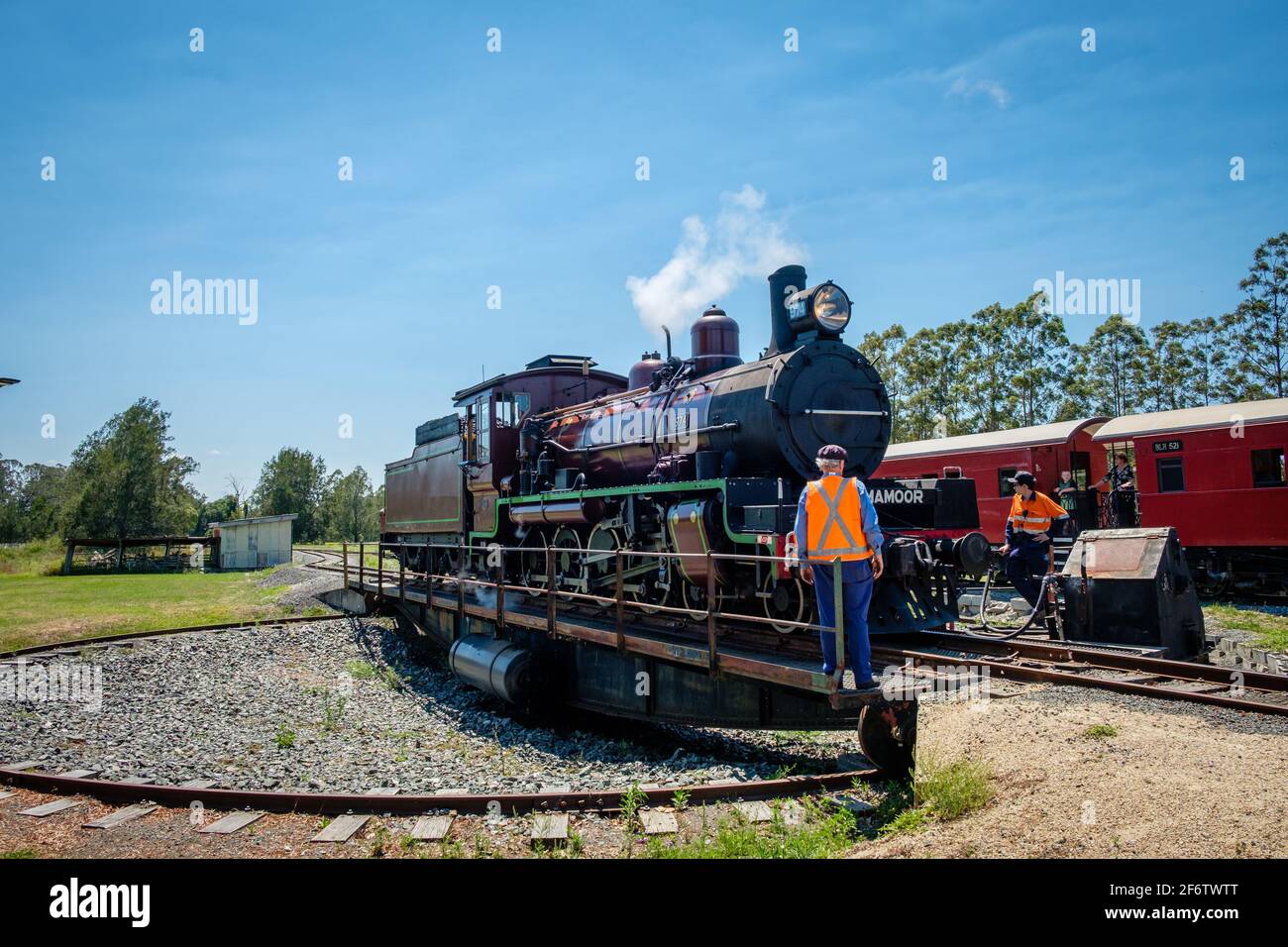 The Mary Valley Rattler -Amamoor Station Stock Photo - Alamy