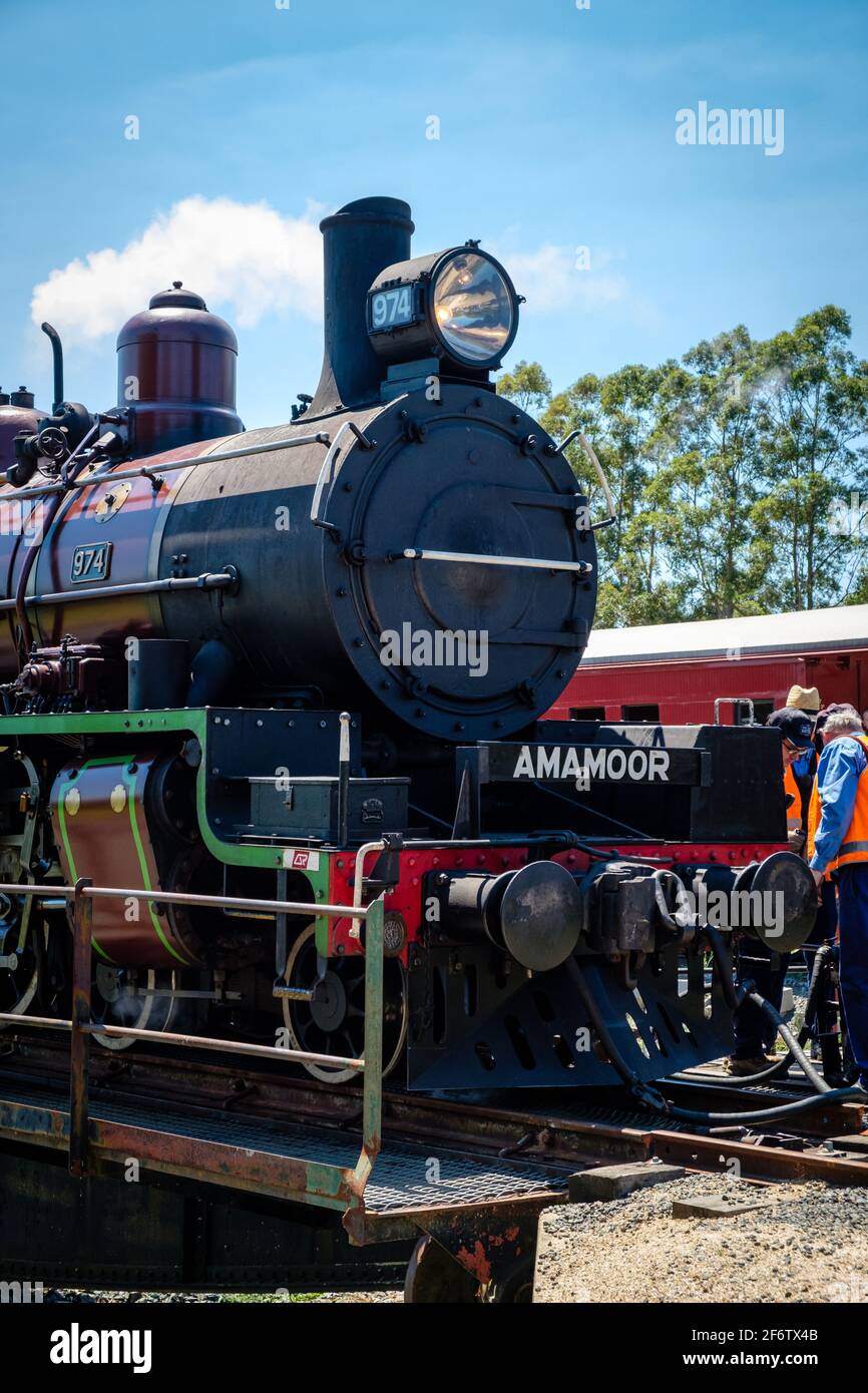The Mary Valley Rattler -Amamoor Station Stock Photo - Alamy