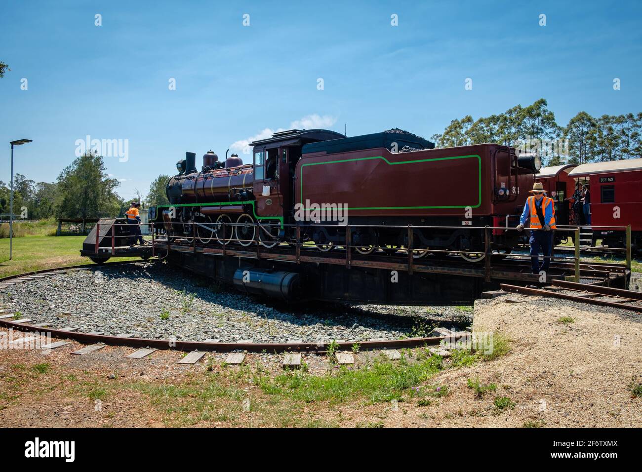 The Mary Valley Rattler -Amamoor Station Stock Photo - Alamy