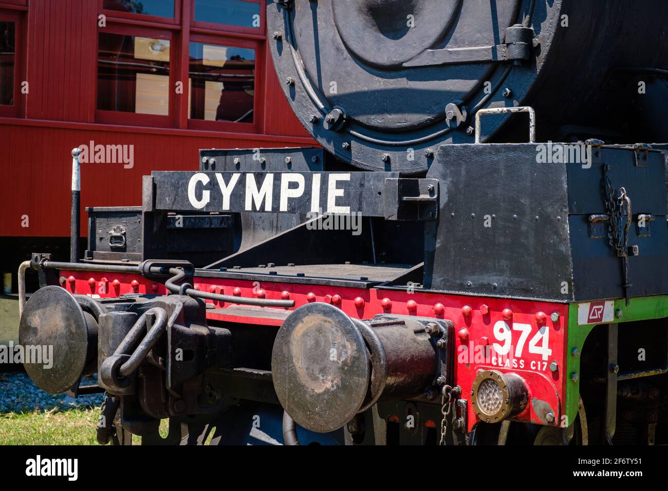 The Mary Valley Rattler -Amamoor Station Stock Photo - Alamy