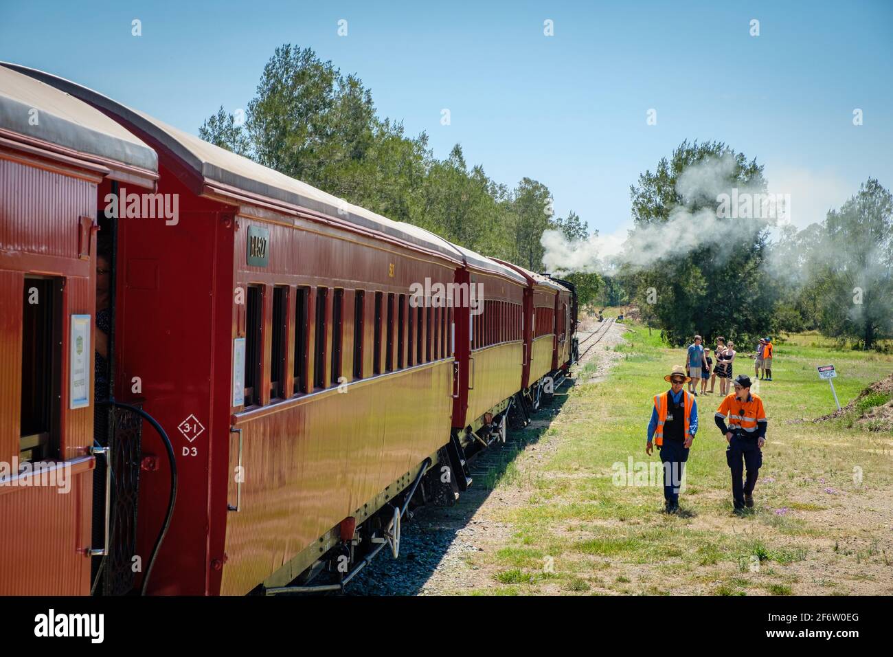 The Mary Valley Rattler -Amamoor Station Stock Photo - Alamy