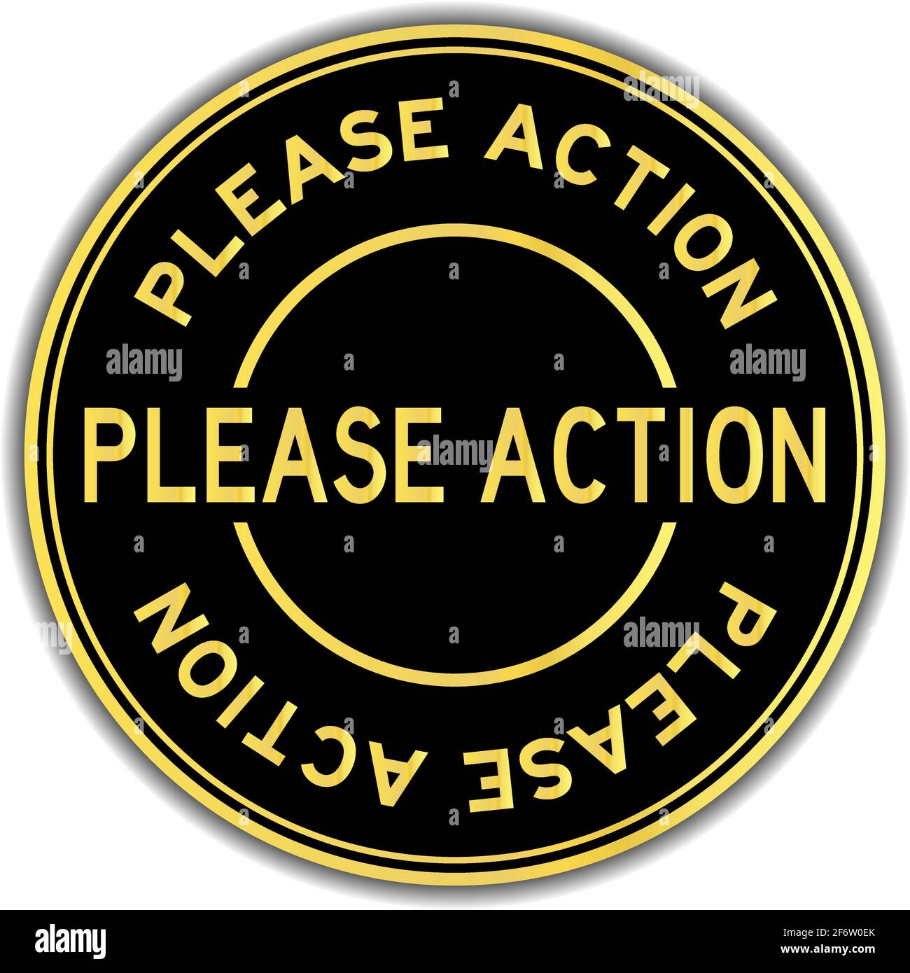 Action plan sticker Stock Vector Images - Alamy