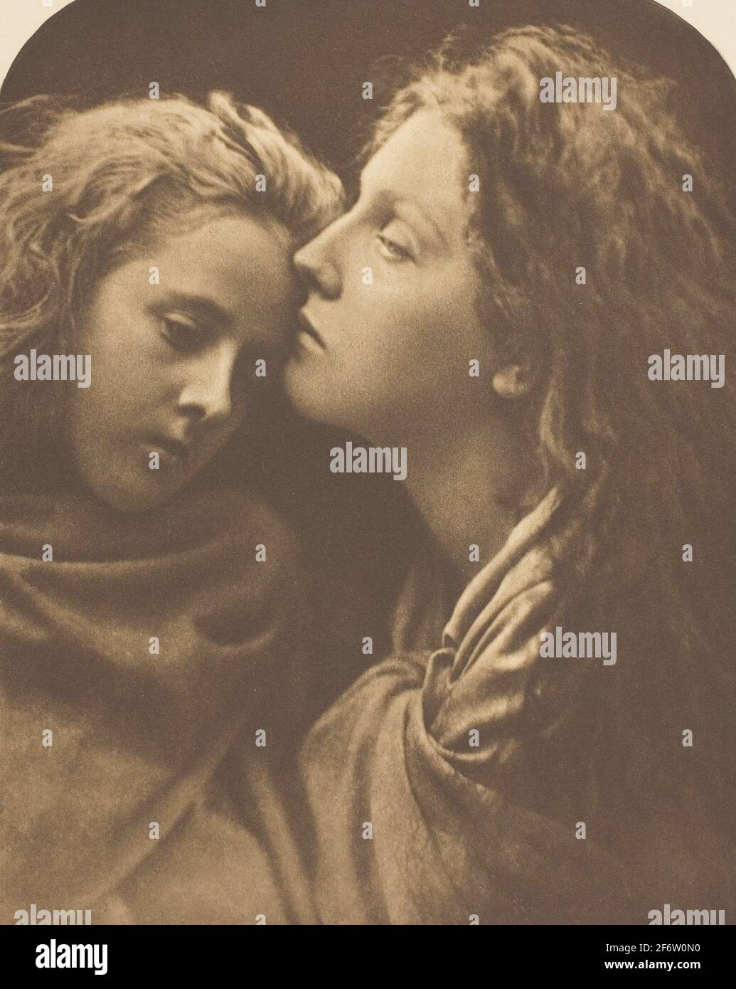 Julia margaret cameron kiss of peace hi-res stock photography and ...