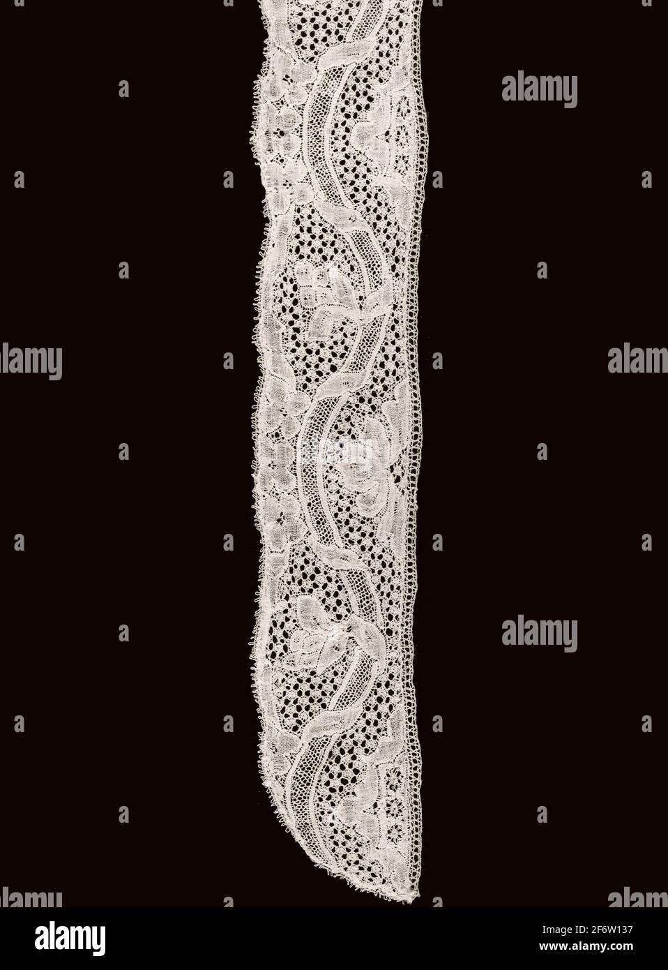 Linen bobbin straight lace of a type known as hi-res stock photography ...