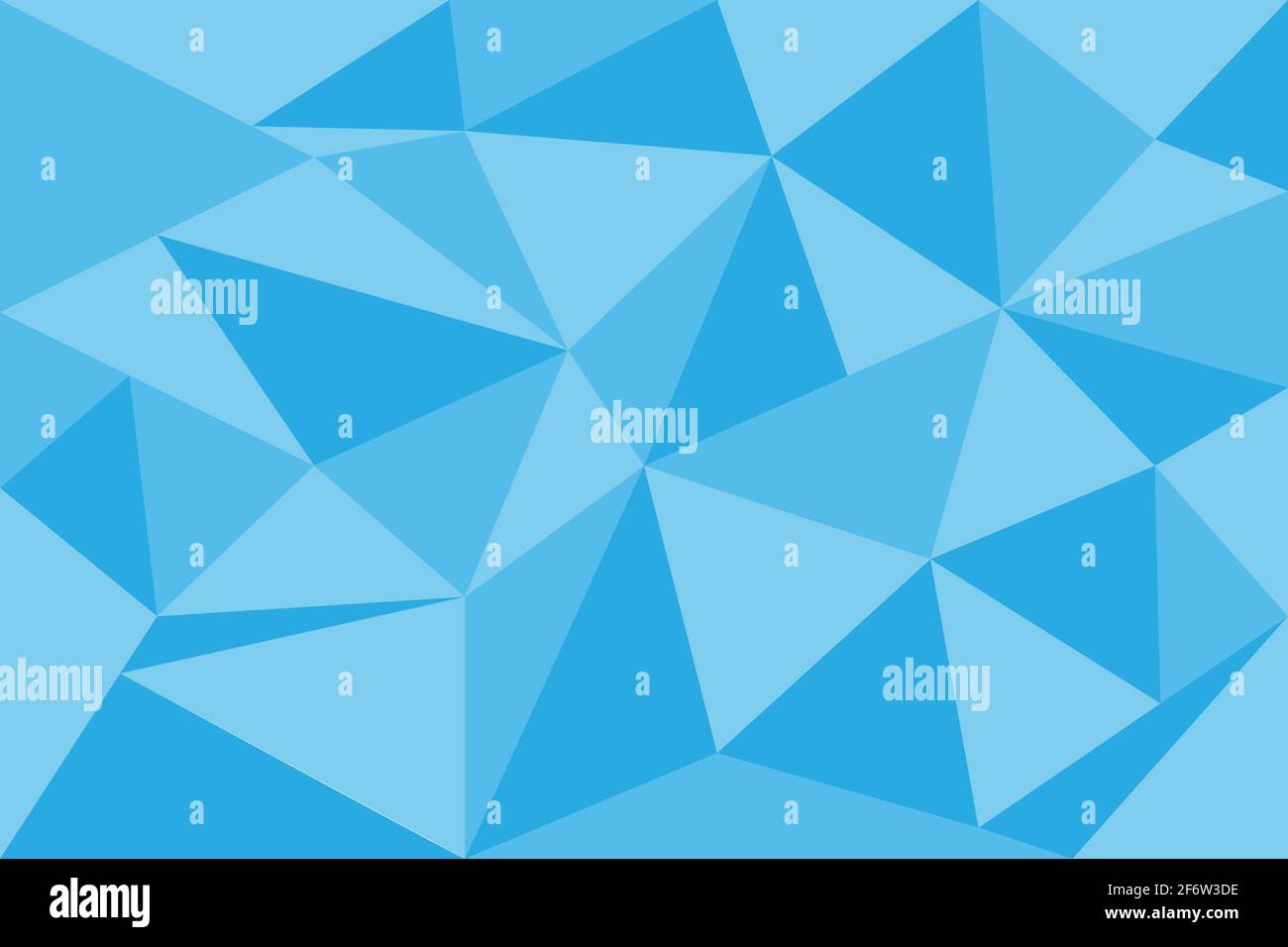 Abstract blue geometric polygon background compose by triangle shape ...