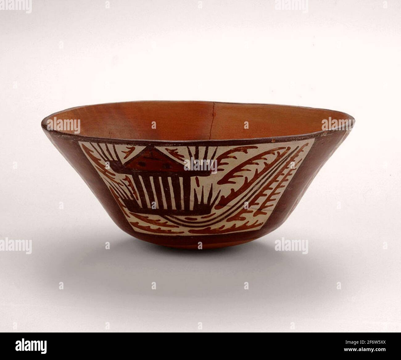 Author: Nazca. Open Bowl with Areas Depicting Abstract Plants and ...