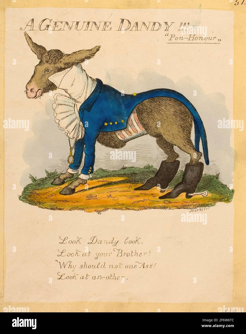 English Dandy 19th Century