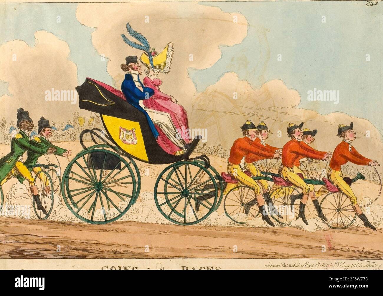 Author: William Heath. Going to the Races - published May 14, 1819 ...