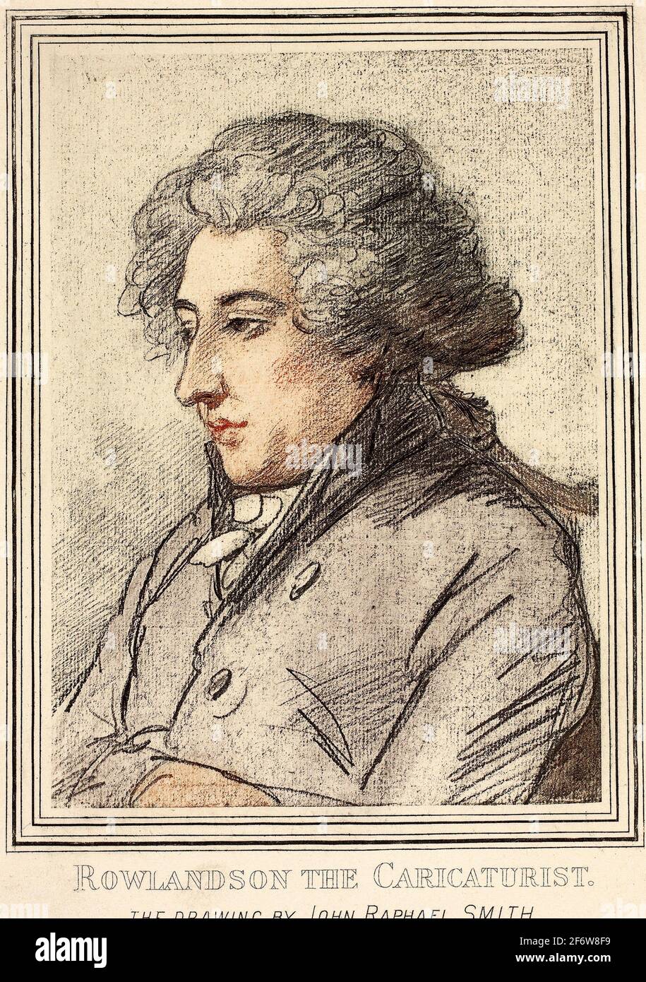 Author: John Raphael Smith. Portrait of Thomas Rowlandson, from ...