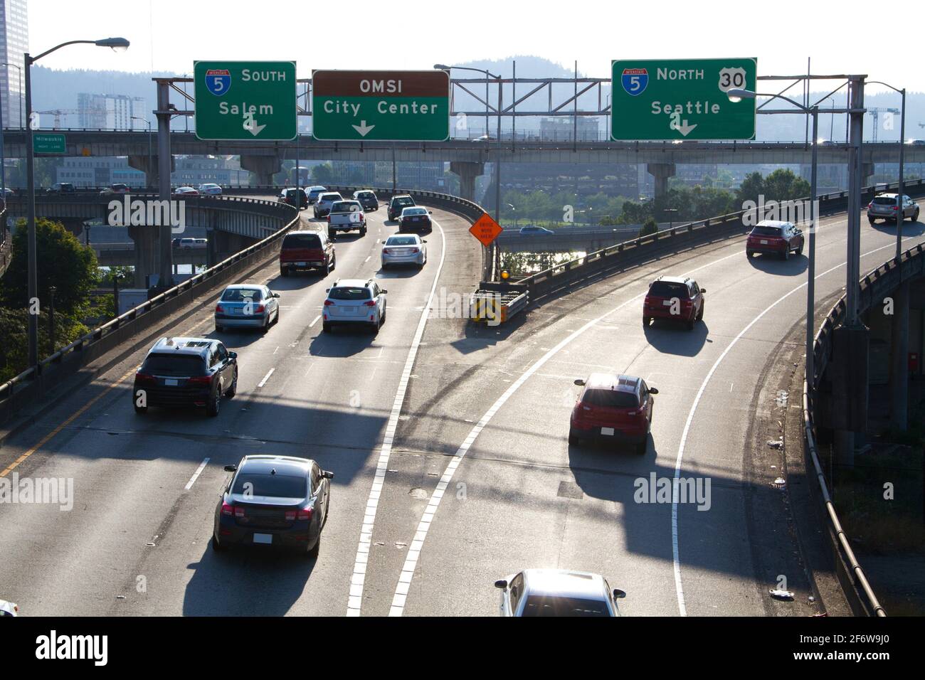 Portland freeway traffic hi-res stock photography and images - Alamy