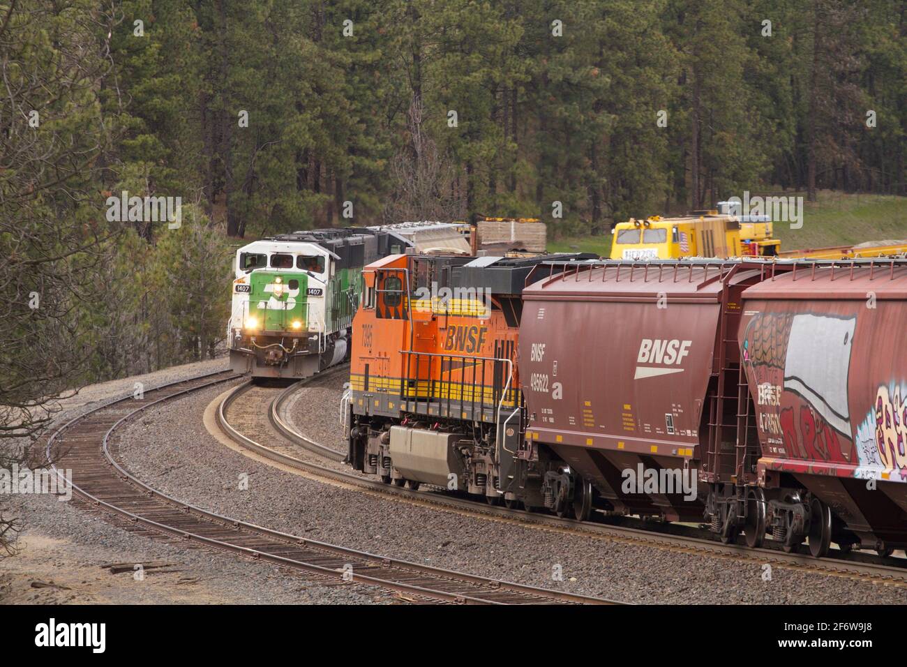 Bnsf trains hi-res stock photography and images - Alamy