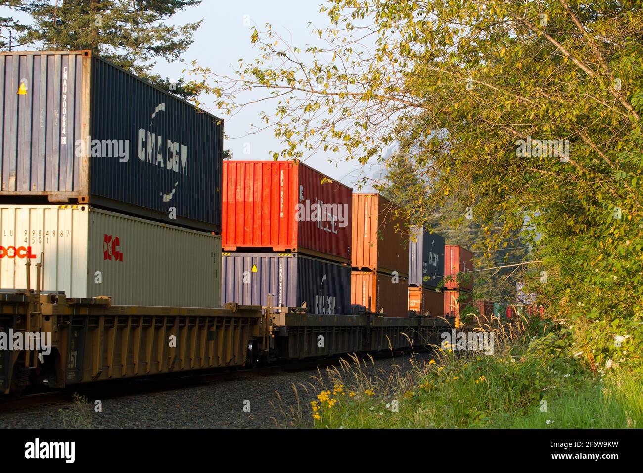 Union pacific intermodal container train hi-res stock photography and images - Alamy