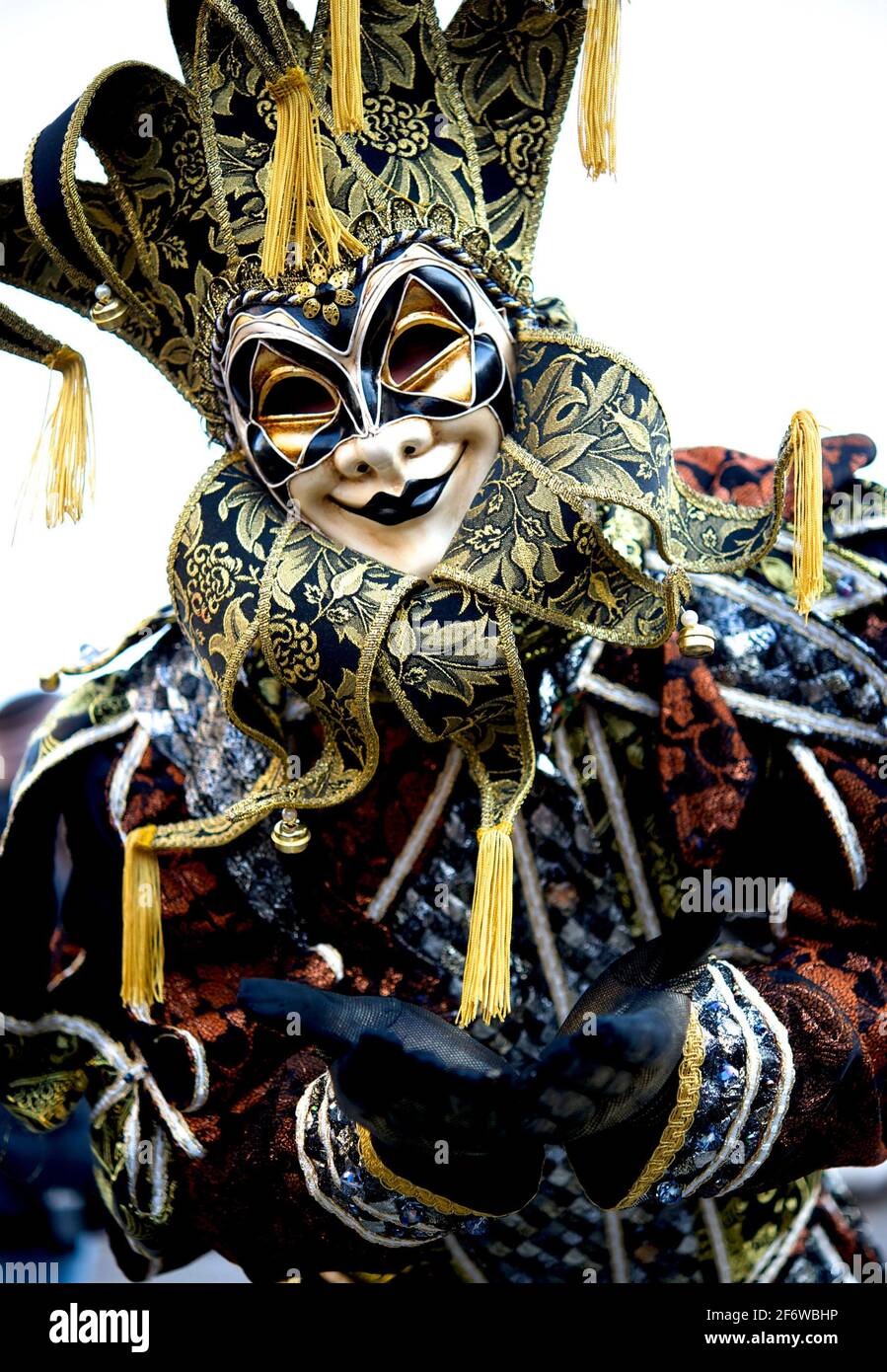 Grotesque costumes at Carnival of Venice, Italy, European traditions ...
