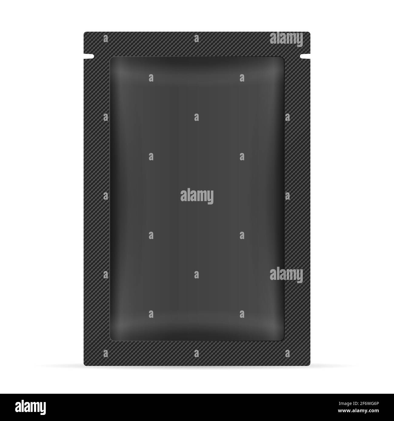 Sachet on a white background. Vector illustration Stock Photo - Alamy