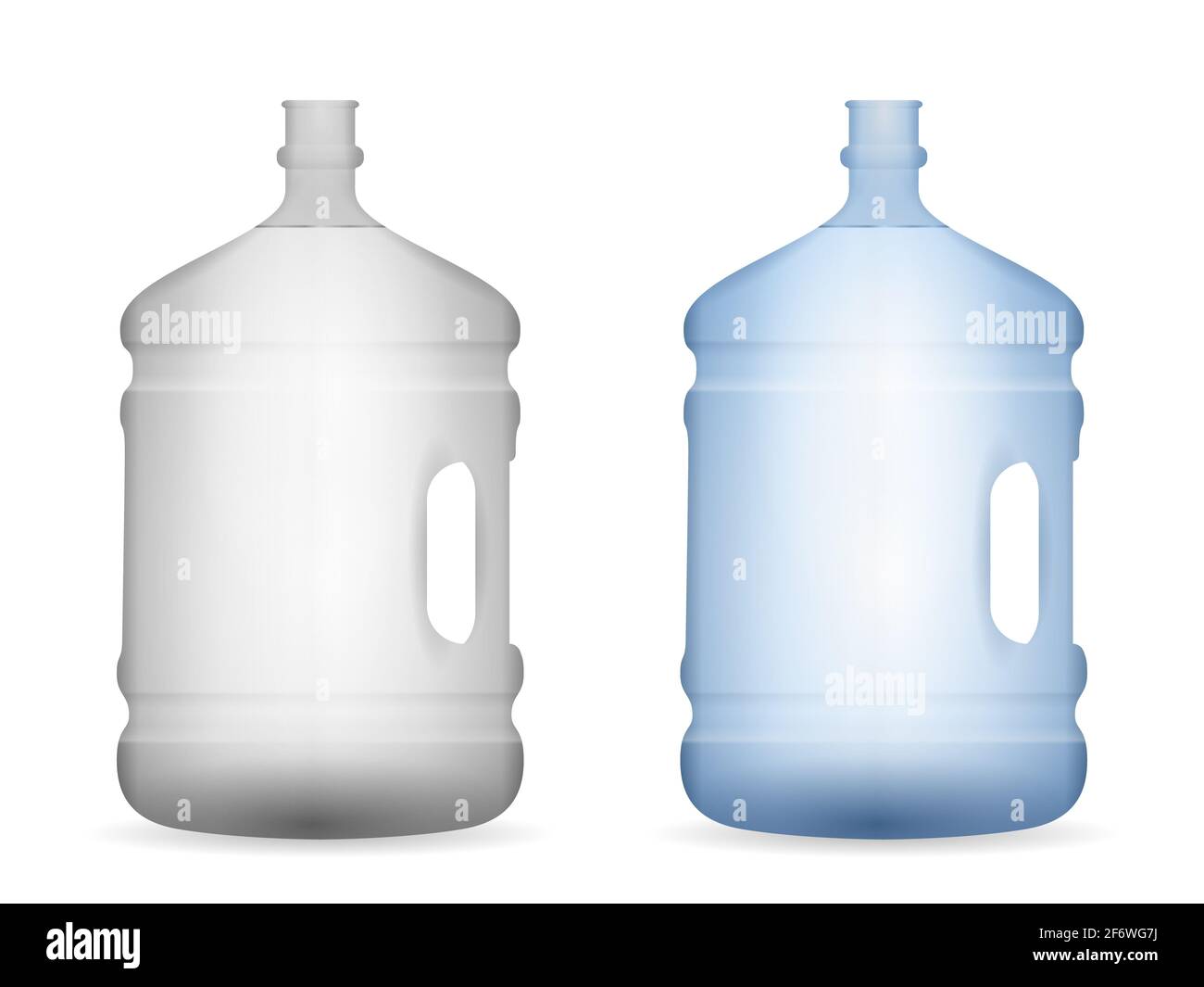 Water bottle set on a white background. Vector illustration Stock Photo ...