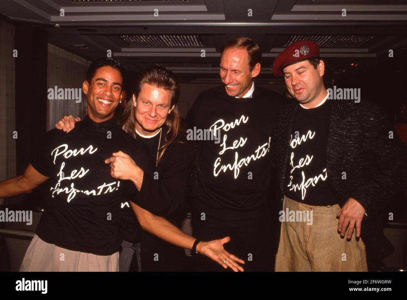 Shabba Doo, Scott Page, Mark A. Kroeker and Kenny Lee Lweis Circa 1990 ...
