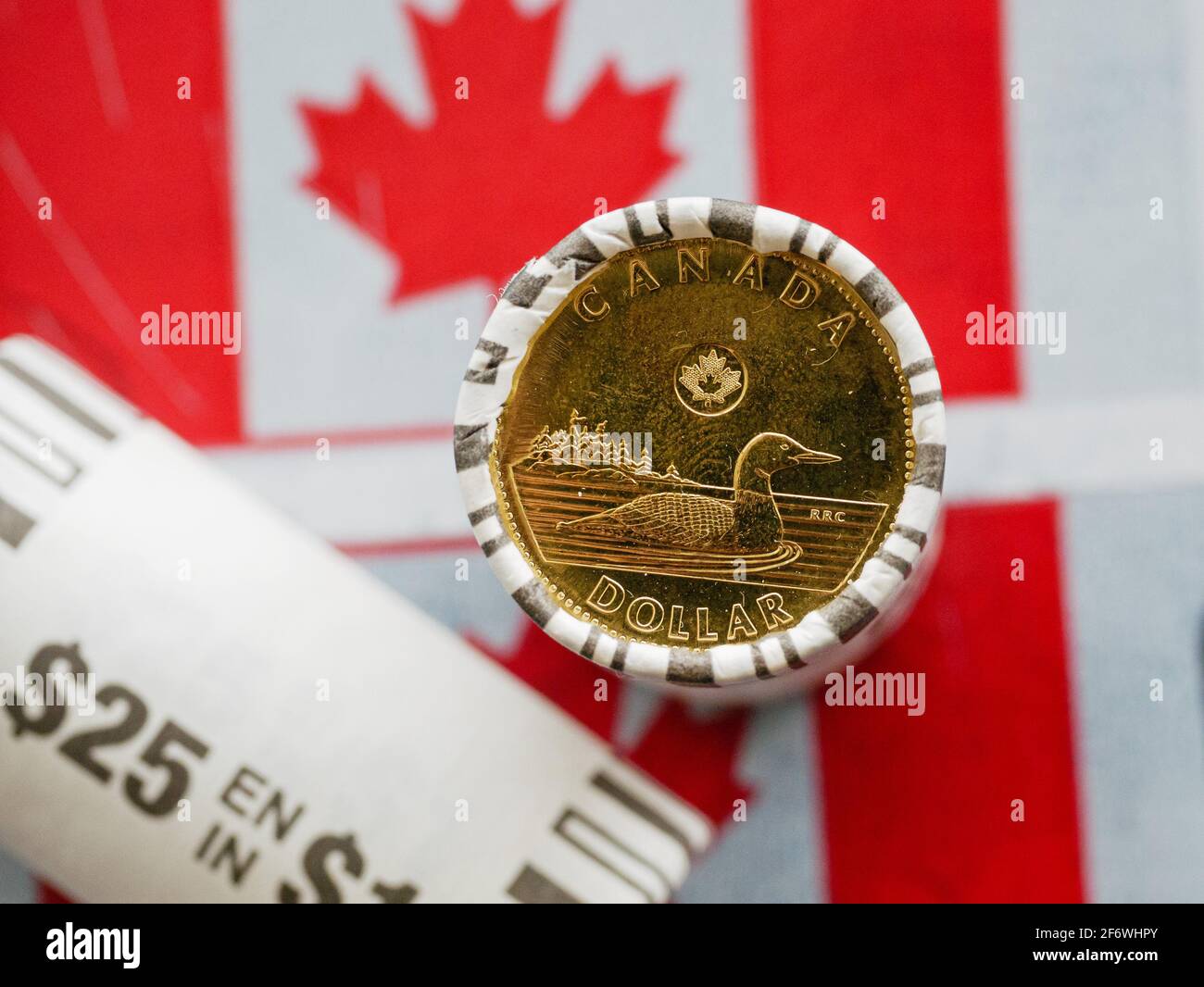 Vancouver, British Columbia, Canada. 2nd Apr, 2021. Canadian dollar ...