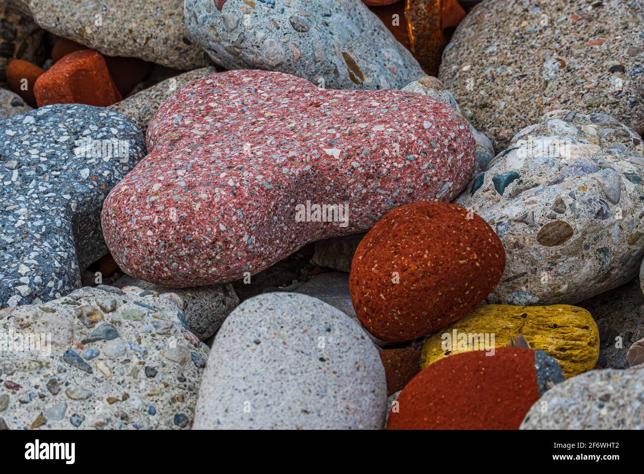 Colorful construction rubble Stock Photo - Alamy